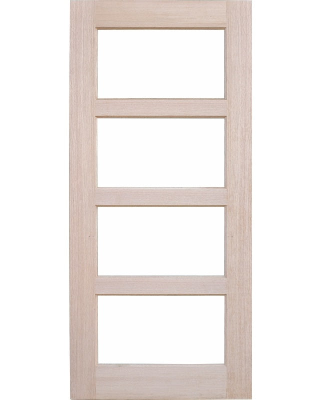 Entrance Door External Doors 4 Lite Frosted Glass ED2F4 – Ideal Barn Doors