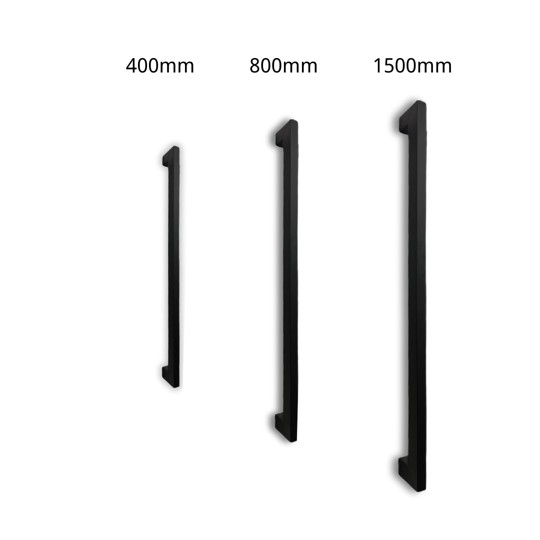 Large Black Handle HB40 /HB80/ HB150 – Ideal Barn Doors