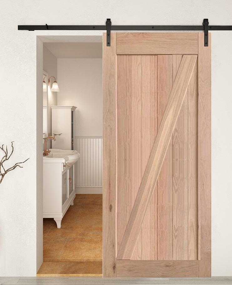 Solid Wood Oak Barn Door (ROAK004) – Ideal Barn Doors