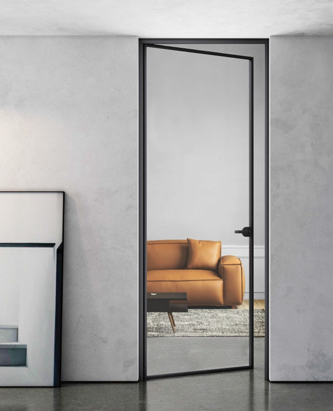 Slimline French Door with Door Jamb Clear Glass(SW10C) – Ideal Barn Doors