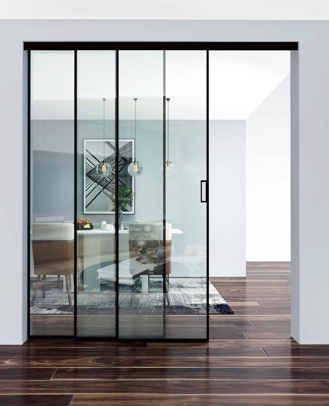 Slimline Sliding Glass Door Triple Doors (Slimline-3D10C) – Ideal Barn ...