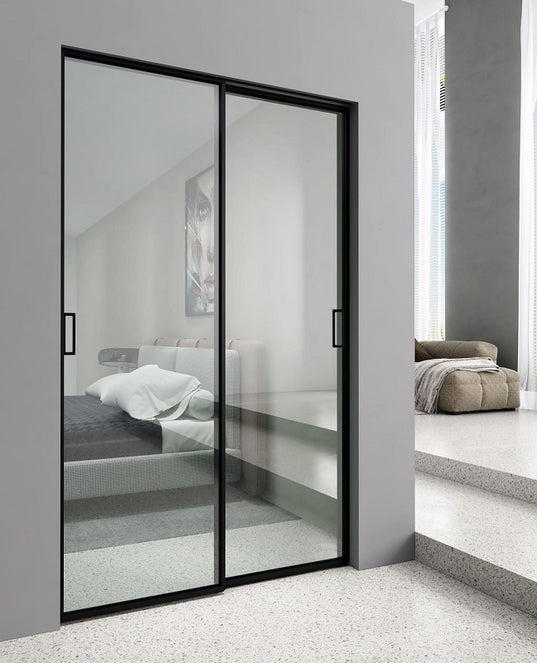 Slimline Sliding Glass Door Double Doors (Slimline-2D10C) – Ideal Barn ...